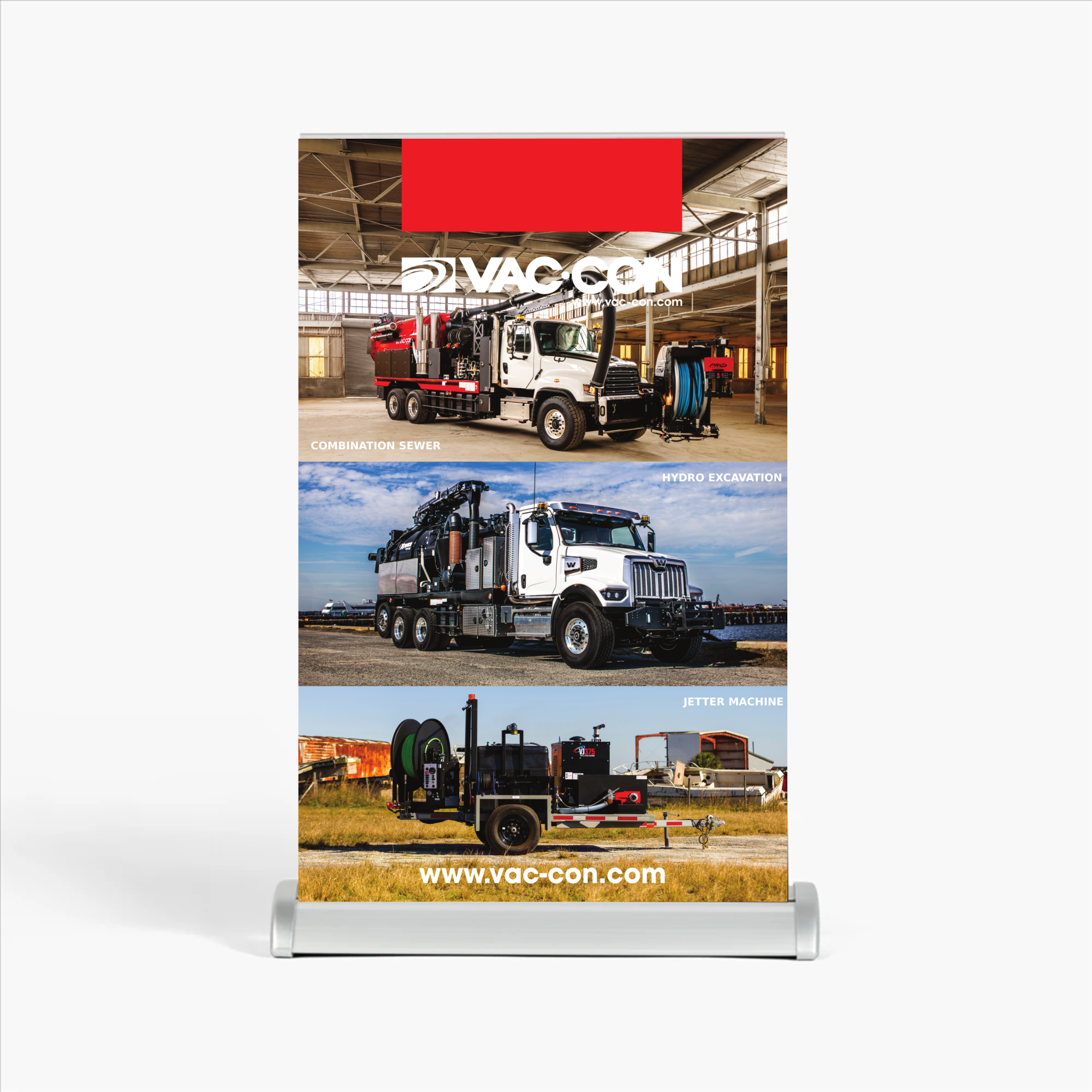 Vac-Con Multi Product Retractable Banners – Vac-Con Gear